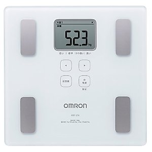 New! Omron Weight Scale Body Composition Meter Body Scan White HBF-214-W Japan