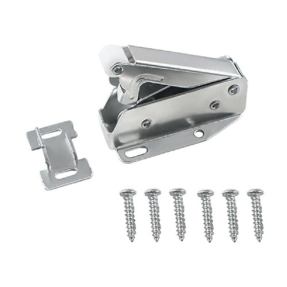 kmobruzy 2-Piece/Set Elephant Trunk Hook Lock Cabinet Door Cabinet Door Latches Lock Steel Door Latches Cabinet Door Lock Durable Cabinet Door Lock