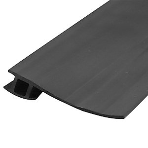 Prime-Line B 791 Black Vinyl Sliding Screen Door Bug Seal (Single Pack), 84 in.