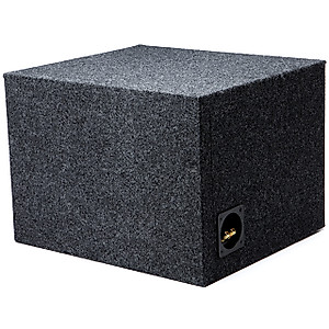 American Sound Connection Car Audio Single 12" Vented Subwoofer Stereo Sub Box Ported Enclosure 5/8" MDF