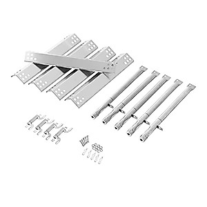 Charbrofire GR2210601-MM-00 614714 Replacement Parts for Members Mark Grill Parts GR2210601-MM-00 Flame Tamer 16261 Burner 09431 Crossover Rankam Sam's Club GR2210601MM00 Parts Heat Tent Tube Burner