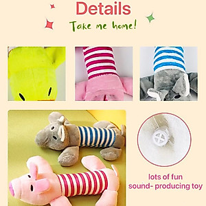 DURAGS Interactive Dog Toys with Reinforced Fabric - Set of 3 Unique Styles for Chewing and Play (Yellow Duck)