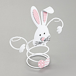 The Lakeside Collection Easter Bunny Wine or Beverage Bottle and Drinking Glass Holder