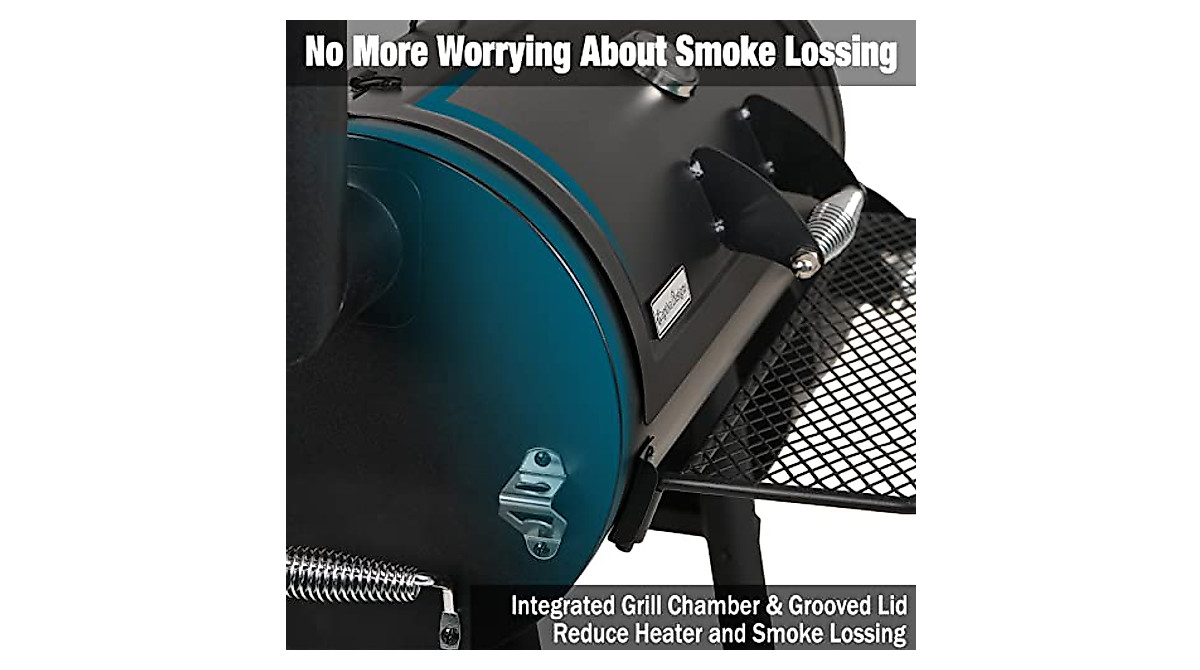 MFSTUDIO Heavy Duty Outdoor Smoker - Ideal for Camping