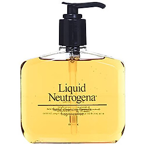 Neutrogena Fragrance Free Liquid Neutrogena, Facial Cleansing Formula, 8 oz Pump Bottles (Pack of 4)