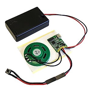 Talking Products, MP3 Sound Chip Module, 4MB Memory, with AAA Battery Box. Create Your own Personalised Musical Model or Gift (Push Button)