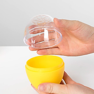 Vegetable and Fruit Storage Containers for Fridge, BPA Free Fresh reusable Food Savers, Onion Storage Container 、Garlic Saver、Tomato Saver and Lemon Keeper，Refrigerator Vegetable Crisper (Circular)