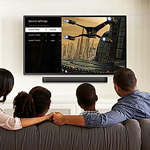 Roku Smart Soundbar, 4K/HD/HDR Streaming Media Player & Exceptional Audio Includes Roku Voice Remote