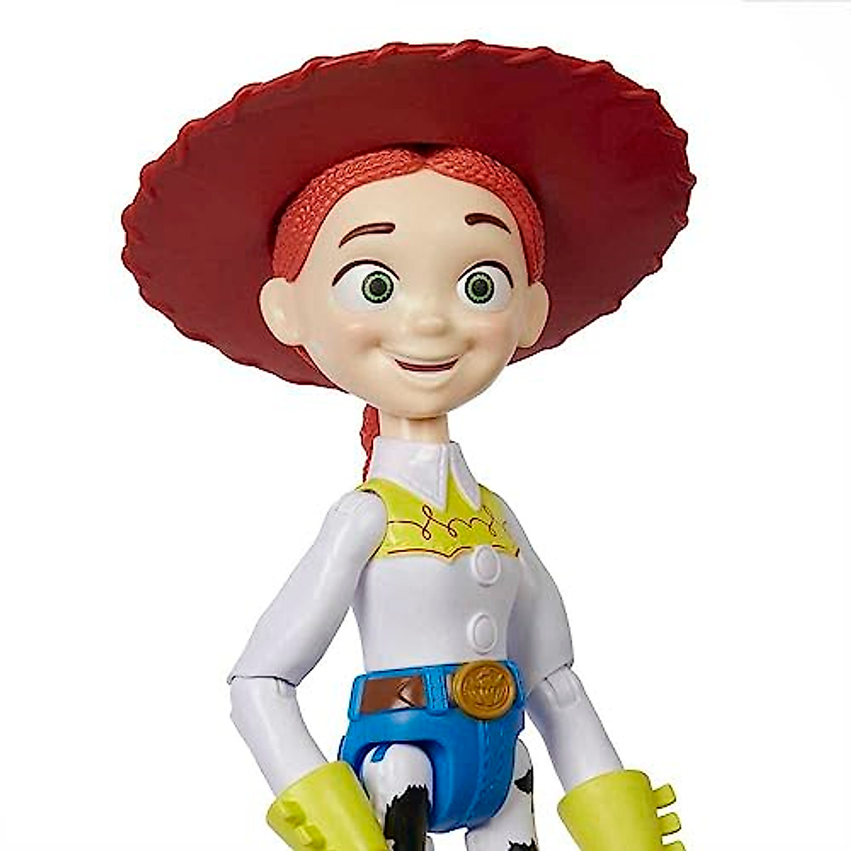 Mattel Disney and Pixar Toy Story Large Action Figure, Posable Jessie Collectible in Signature Cowgirl Look with Removable Hat, 12-inch Scale