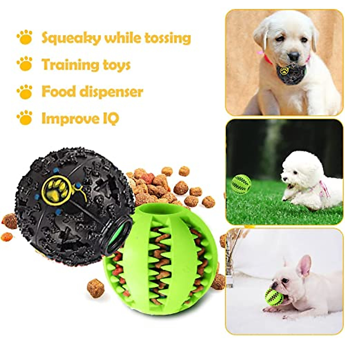 Dog Puppy Toys, Value Puppy Chew Toys for Med to Small Dogs with Interactive Dog Rope Toys, Dog Treat Dispenser Ball, Dog Squeak Toys, Tug of War Toys for Fun and Teeth Cleaning Dog Chew Toys(20 Pack)