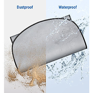 KIMBORA 6" Gusseted Garment Bags for Hanging Clothes, 40" Suit Bags for Closet Storage and Travel, Garment Covers With Clear Windows for Clothing, Coats, Jackets, Shirts (Grey, 3 Packs)