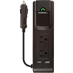 Duracell DRINVPS175 Black 175 Watt Portable Power Inverter