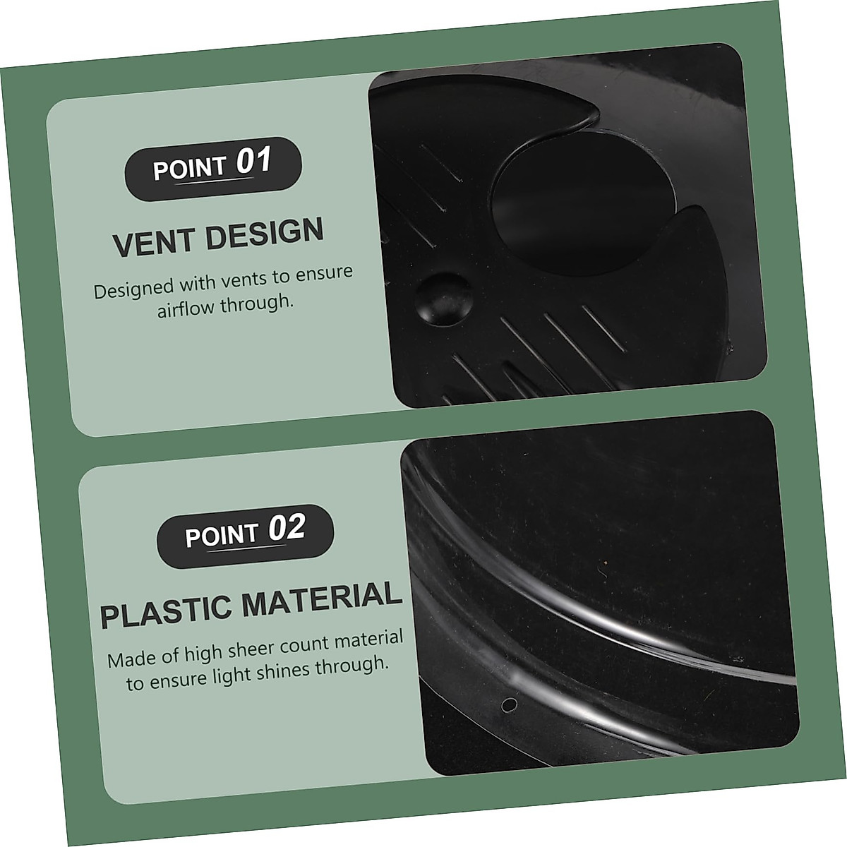 Yardwe 1 Set breathable Protective agent Nursery cover protective cover moisture cover dome plant nursery plastic bottle mini tree guard bell shaped dome basin plastic tomato