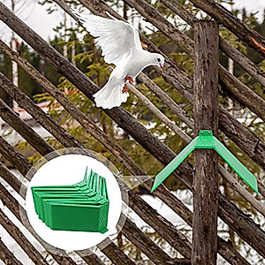 Yardwe 20pcs Plastic Pigeon Rest Stand Bird Perches Bird Dwelling Stand Frame for Bird Supplies Random Color