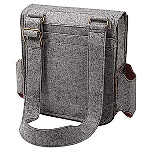 Sons of Trade Felt Journey Pack w/Changing kit Diaper Bag Gray