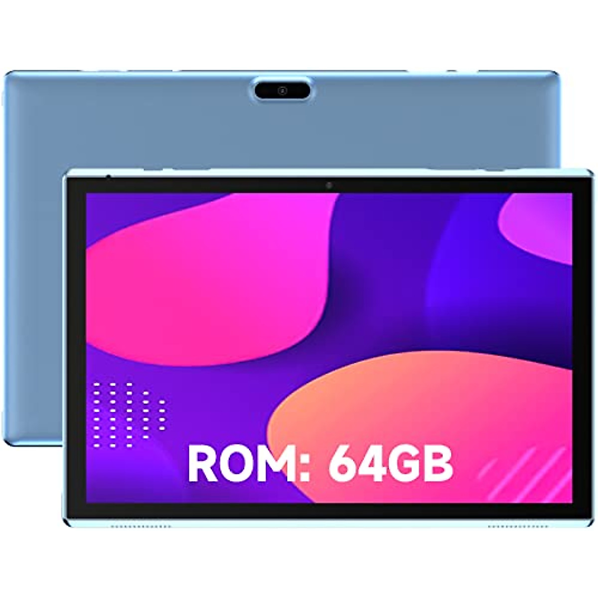 ATOZEE Tablet 10 Inch Tablet, Android Tablets, 64GB and 512GB Expand Tableta, Quad-Core Processor 2GB RAM 8MP Camera WiFi GPS FM Tablet Computer, 10.1 in HD Display Long Battery Life Tabletas (Blue)