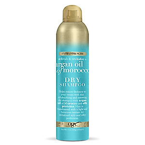 OGX Refresh Revitalize Extra Strength Dry Shampoo, Argan Oil of Morocco, 5 Ounce