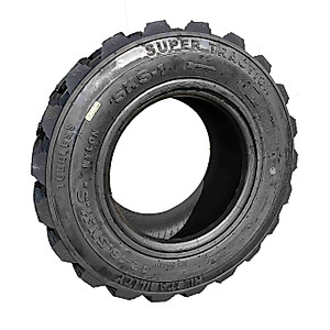 Set 2 New Heavy Duty 12-16.5 12x16.5 12 Ply Industrial Skid Steer Tire w/Rim Guard