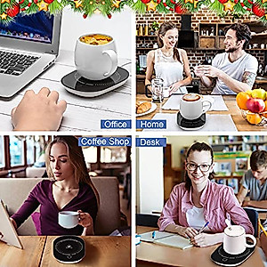 Coffee Mug Warmer for Desk with Auto Shut Off, Coffee Cup Warmer for Desk Office Home-Birthday Coffee Gifts