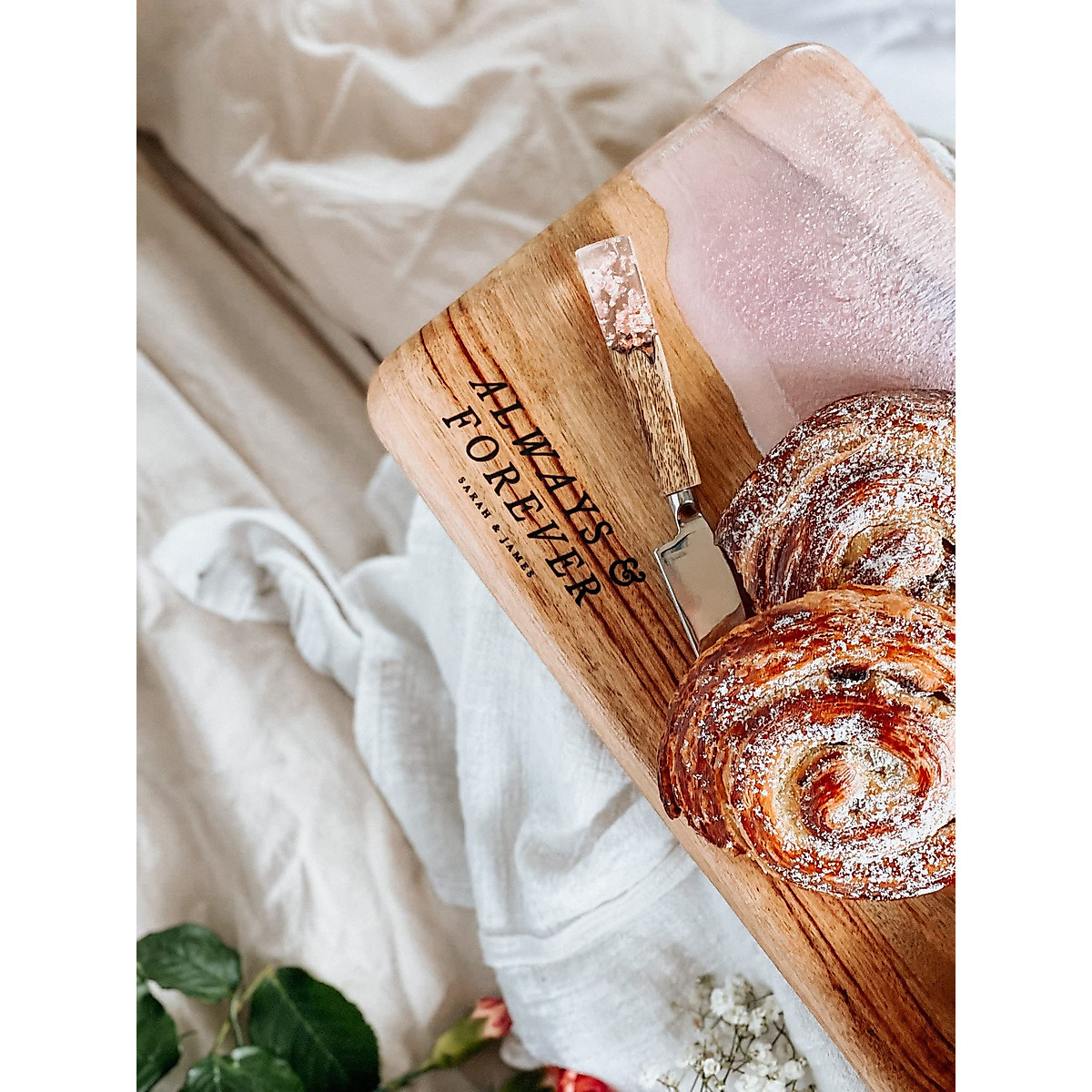 Long Resin Serving Board, Personalised Cheese Board, Engraved Chopping Board, Gift For Mother, Gift For Mum, Mom, Best Friend Birthday