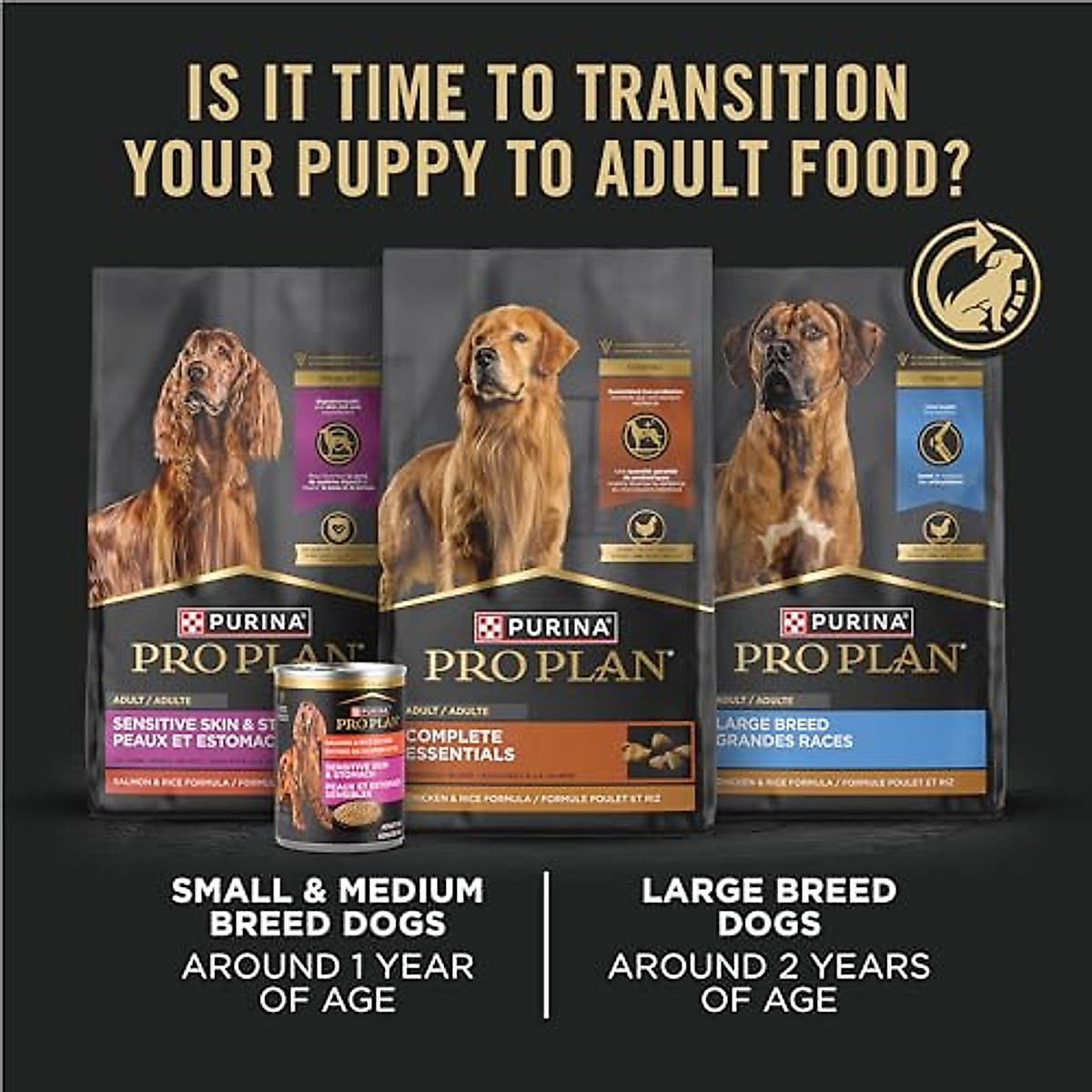 Purina Pro Plan Sport High Protein Puppy Food Beef & Rice Wet Formula - (Pack of 12) 13 oz. Cans