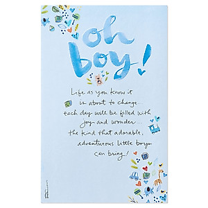 American Greetings Baby Shower Card for Boy (New Little One)