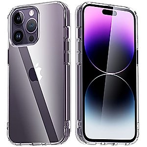 Migeec for iPhone 14 Pro Max Clear Case Shockproof Phone Cover Protective Phone Case for iPhone 14 Pro Max, 6.7 inch