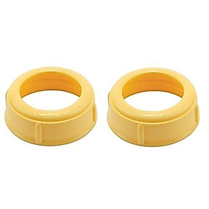 Medela Bottle Nipple Collars Rings New! For Slow or Medium Flow Wide Base (2 Collars)
