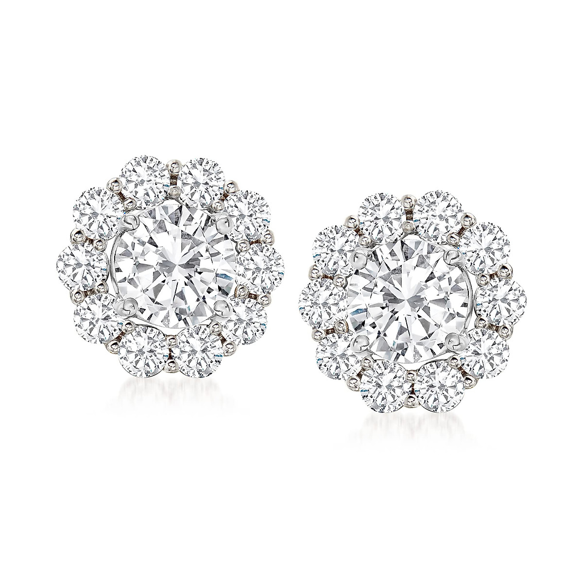 Ross-Simons Diamond Earring Jackets in 14kt Gold I-J Color I2 Clarity
