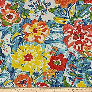 Richloom Solarium Outdoor Sun River Sky, Fabric by the Yard