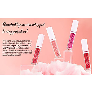 wet n wild Liquid Lipstick Cloud Pout Marshmallow, Light Pink Pour Some Suga On Me | Matte Lip Cream Mousse | Argan Oil | Vitamin E