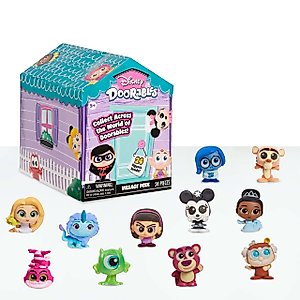 Disney Doorables Mega Village Peek Pack, Series 6, 7, and 8, Collectible Toy Figures, Kids Toys for Ages 5 Up, Amazon Exclusive by Just Play