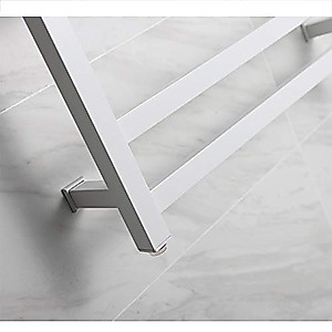 Bathroom Towel Warmer Electric Heated Towel Rack, Electric Heated Towel Rack, Wall-Mounted Towel Warmer with 15 Heated Bars, 304 Stainless Steel Heated Towel Rail Radiator, Bathroom Drying Rack, 1200X