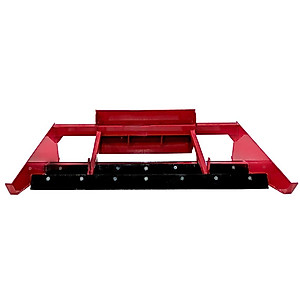 Titan Attachments 72in Skid Steer Grader, Universal Quick Tach, Triple Cutting Edge Box Grader, Push and Pull Road Grader
