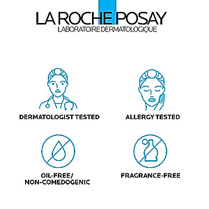 La Roche-Posay Toleriane Dermo Face Cleanser for Face & Eyes, Gentle Face Wash and Makeup Remover, Milky Texture, Fragrance Free, Preservative Free