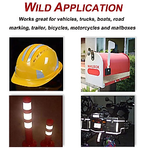 MOLTRES DOT-C2 Reflective Tape,White Silver 2Inch X30 Feet Waterproof Conspicuity Safety Tape,Trailer Self Adhesive Warning Caution Reflector Tapes for Car Trucks Trailer Vehicle Outdoor