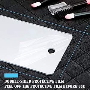 10 Pieces Featherweight Mirror Shatter Proof Plastic Mirrors Unbreakable Shower Mirror for Shaving Acrylic Travel Makeup Mirrors Hanging Pocket Mirror for Wall Women Men Bathroom, 4.3 x 2.8 Inch