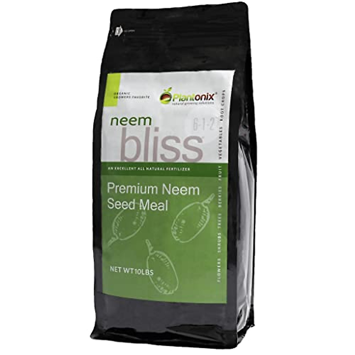 Neem Bliss - Premium Neem Seed Meal - All Natural Fertilizer for Organic Gardening and Soil Amendment - Protect Your Garden with Neem Cake Meal! (10 lbs)