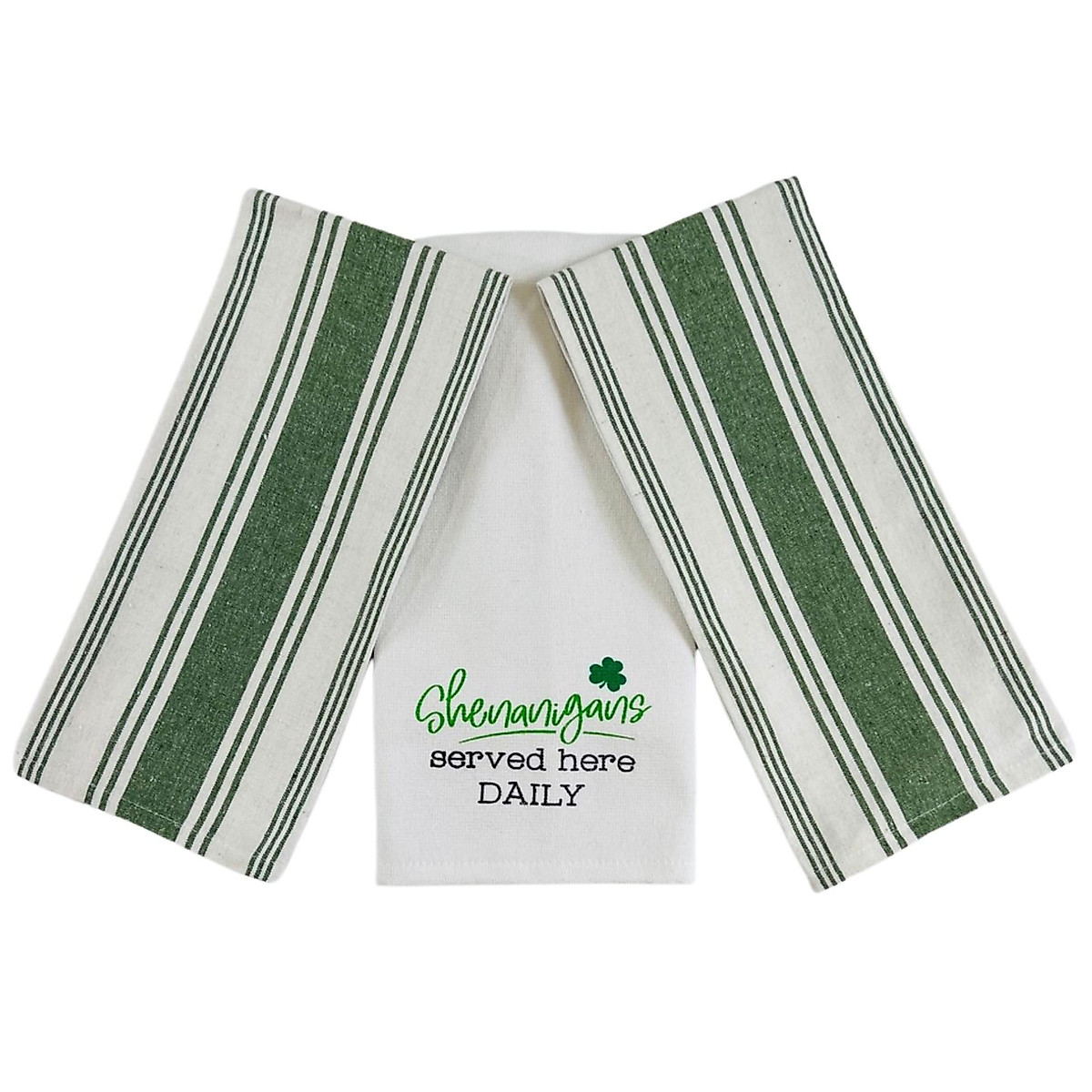 St. Patrick's Day Kitchen Towels: Fun Irish Shenanigans with Plaid Clover All Over Towels (Clover Shenanigans)
