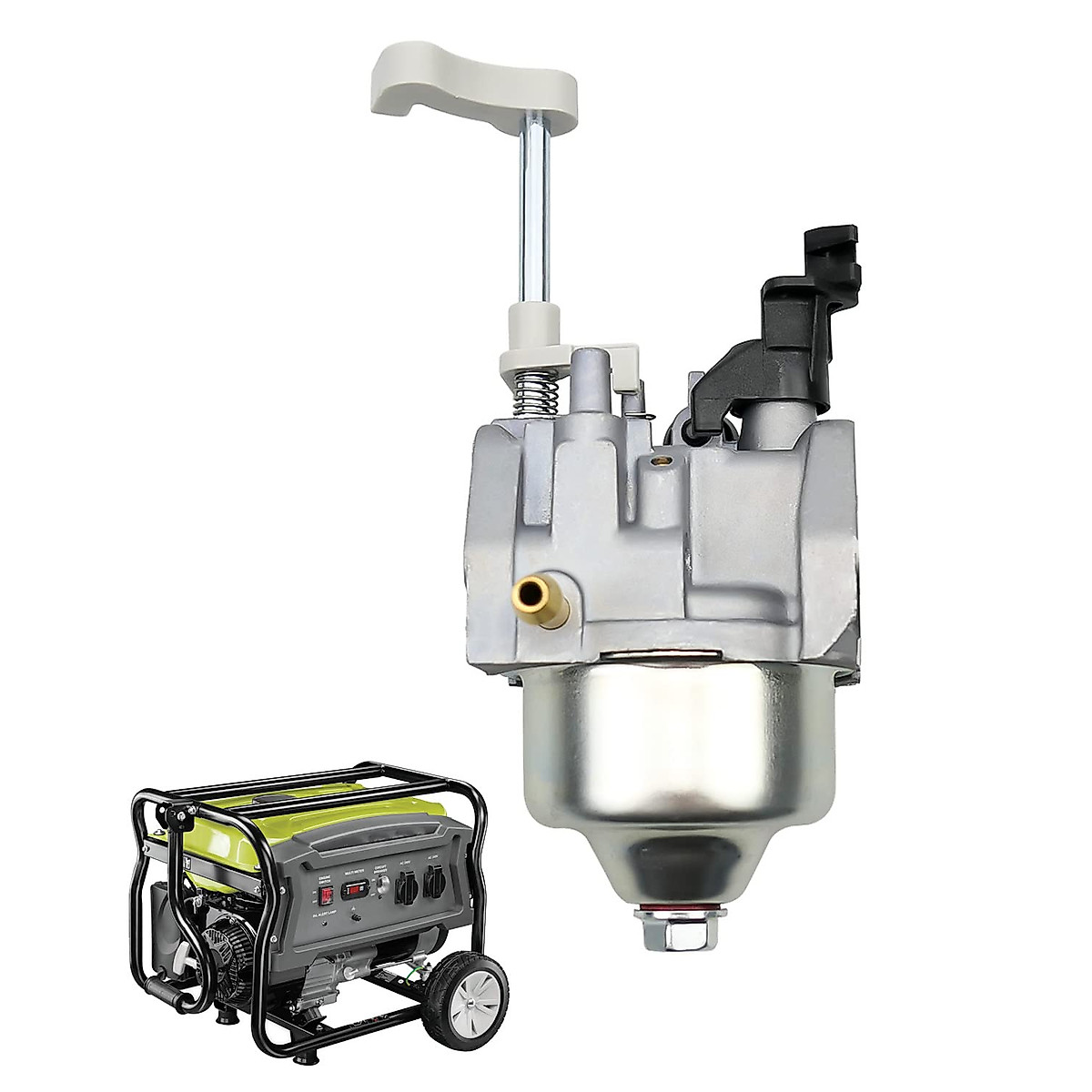 Carburetor Fits for RYOBI RY903600 212cc 3600 4500 Watt Inverter Generator Compatible with Homelite 16100-Z300410-0099 DP242852