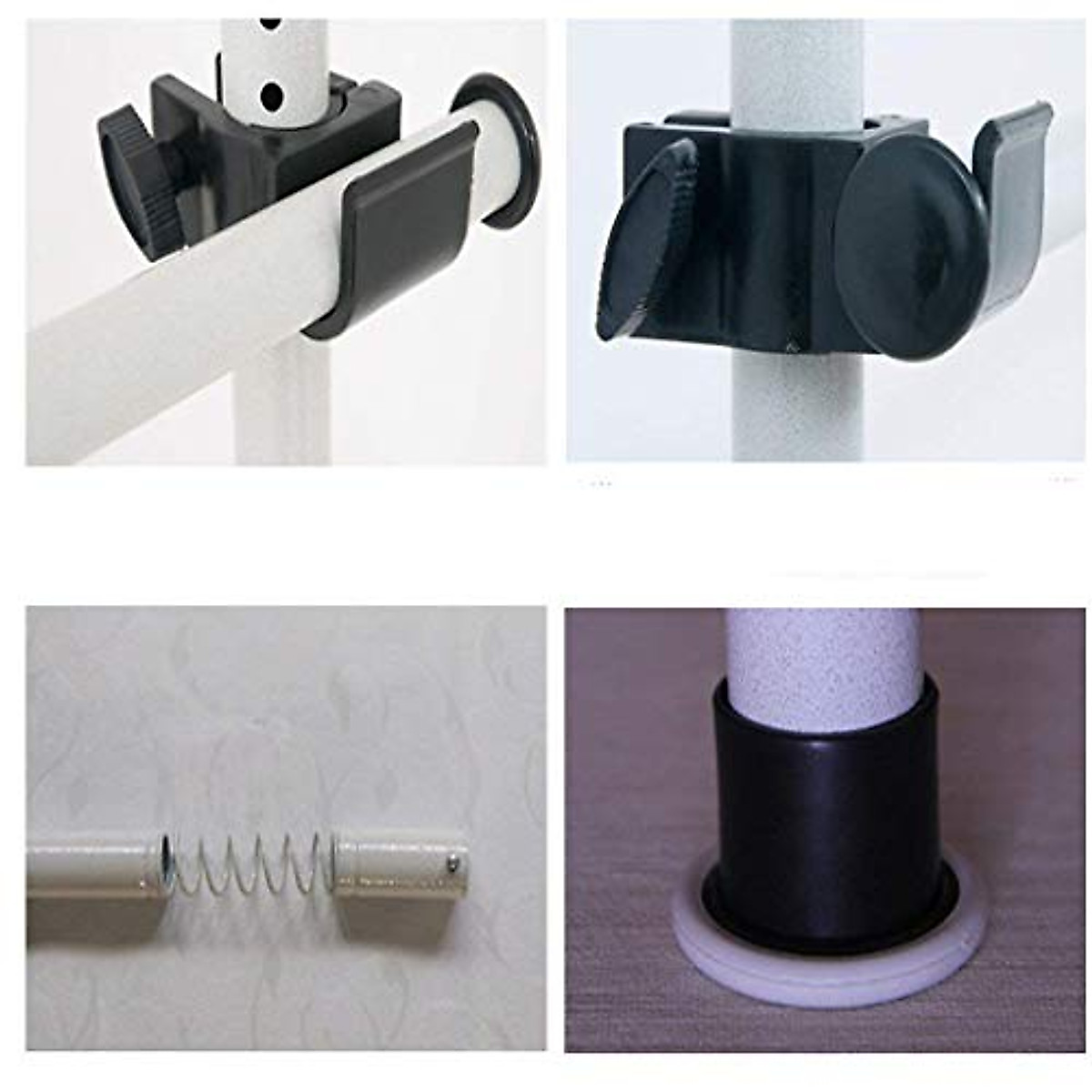 Clothes Storage Rack 6 Tier Closet Organizer Adjustable Clothes Rack No Drilling Garment Rack Heavy Duty Closet System