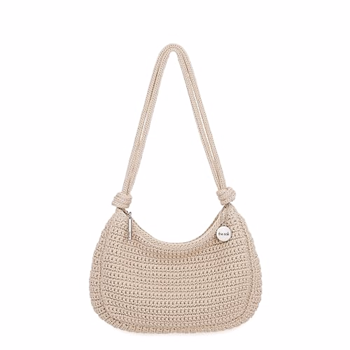 The Sak Josie Shoulder Bag in Crochet, Ecru