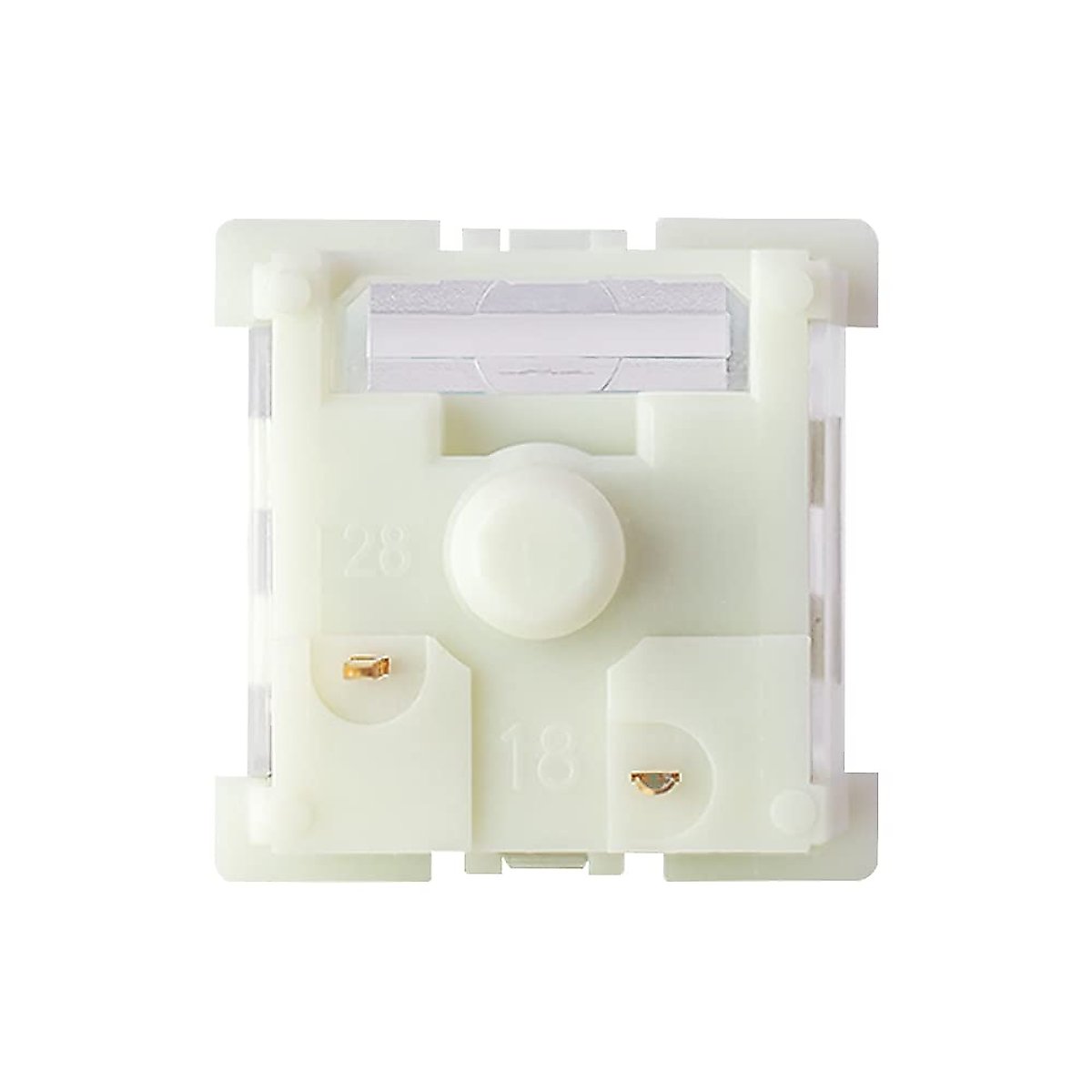 Outemu Red Switches 65-Pack, 3 Pin Key Switches - Cherry MX Equivalent DIY Replaceable Switches for Mechanical Keyboard 45gf Linear/RGB/Dustproof