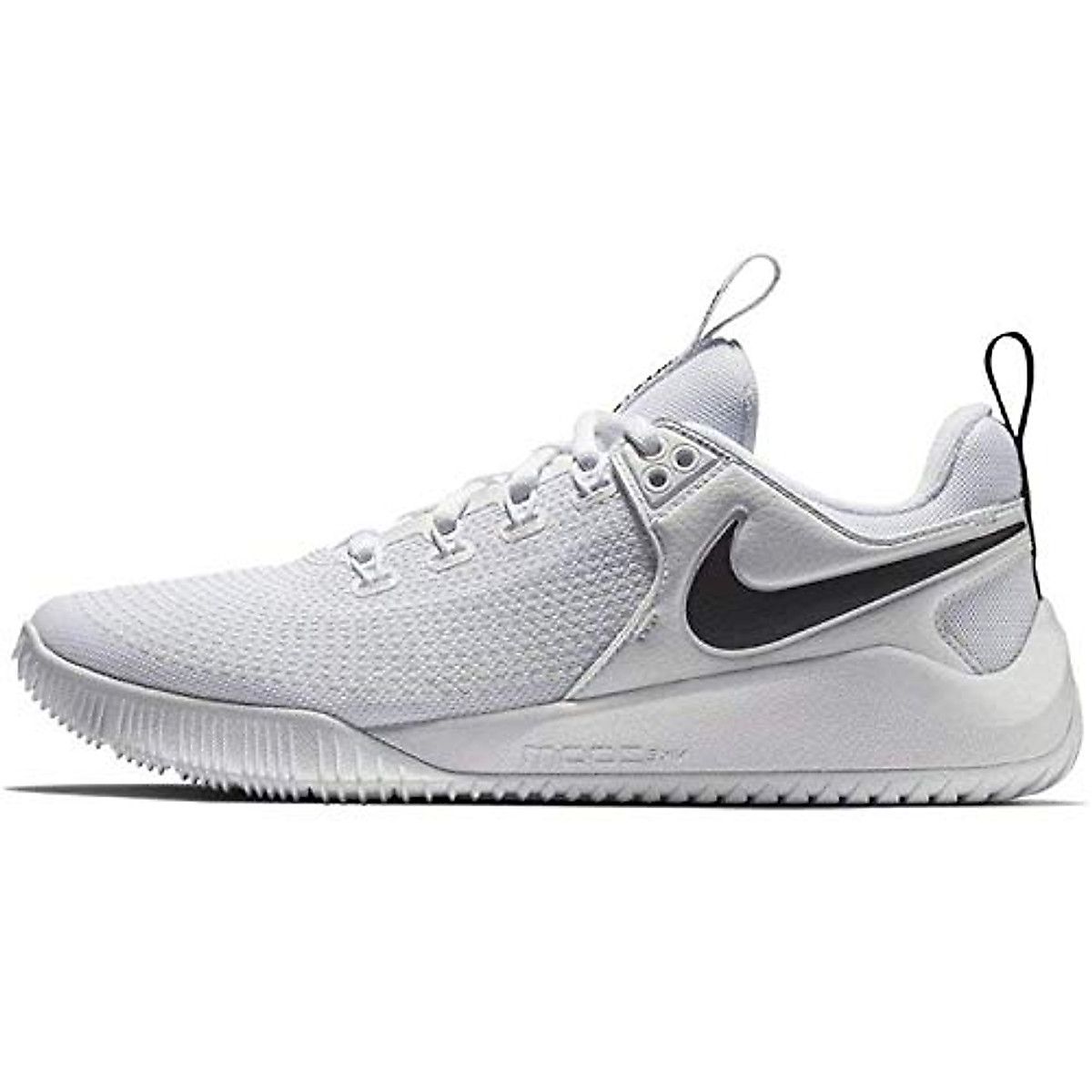 Nike Women's Zoom Hyperface 2 Volleyball Shoes (8.5 B(M) US, White/Black)