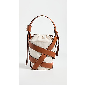 STAUD Women's Hive Bucket Bag, Cream/Tan, One Size