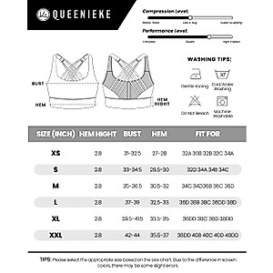 QUEENIEKE Strappy Longline Sports Bras for Women - Wirefree Spaghetti Criss Cross Workout Gym Yoga Free to Be Bra (Black, Medium)