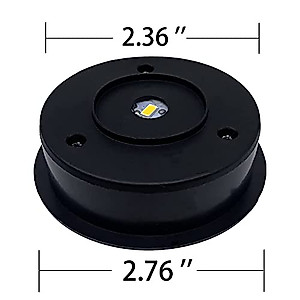 Misawce 2 Pack Solar Lanterns Replacement Tops for Outdoor Hanging Lanterns, Solar Lanterns Battery Box, Solar Lanterns Replacement Accessories（ 2.76 inch）