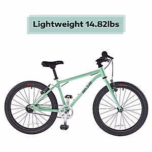 A11N SPORTS BELSIZE 20-Inch Belt-Drive Kid's Bike, Lightweight Aluminium Alloy Bicycle(only 14.82 lbs) for 7-10 Years Old