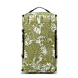 Gym Duffle Bag Backpack 4-Way Waterproof with Shoes Compartment for travel Sport Hiking laptop (olive-green) XL