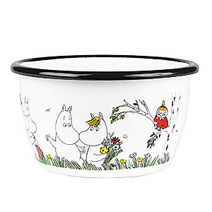 Enamel Bowl 3dl Moomin Colors, Happy Family